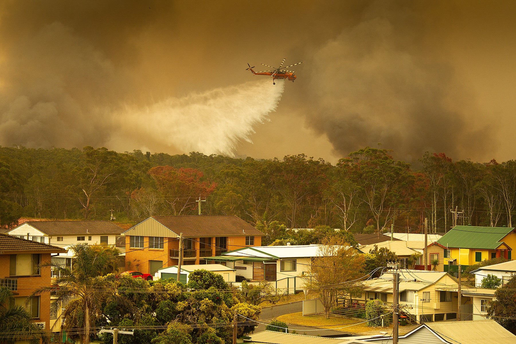 Out of control: bushfires blaze across Australia's east coast – in ...