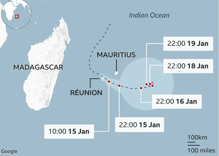 Cyclone Belal: Mauritius assesses damage after flash flooding | e-mc2.gr