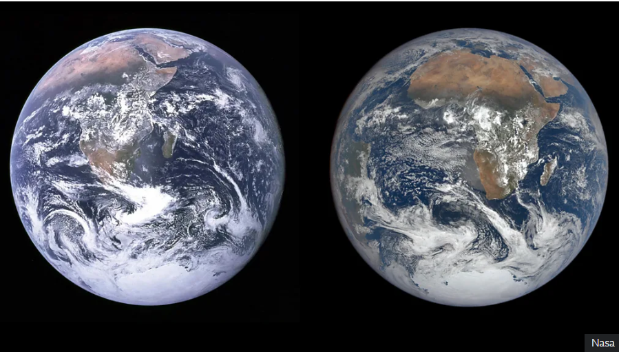How 50 years of climate change has changed the face of the 'Blue Marble' from space | e-mc2.gr