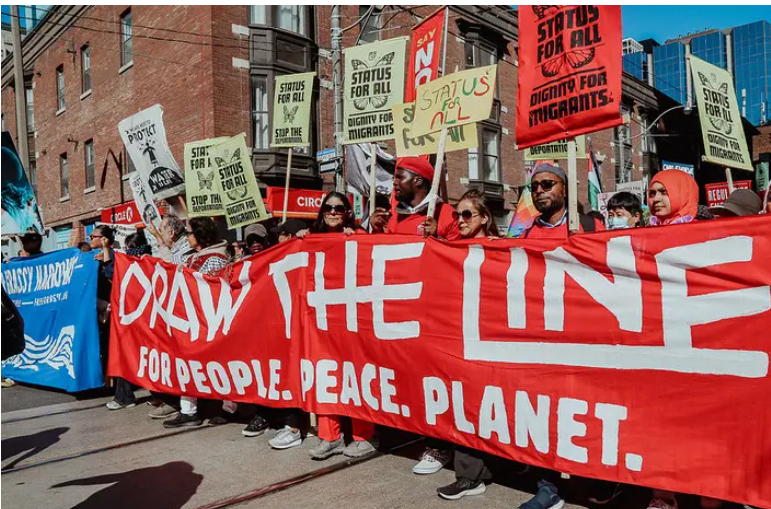Global Climate Marches Call Out Banks as Canadian ‘Draw the Line ...